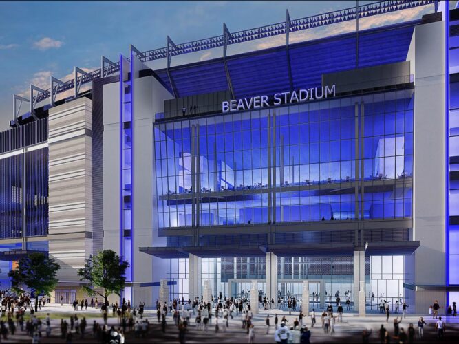 Beaver Stadium $700M renovation plans approved | News, Sports, Jobs ...